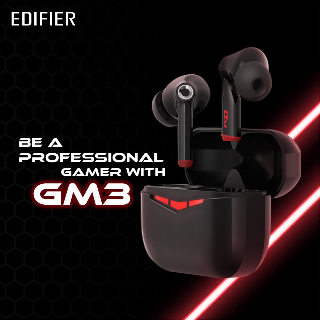 Edifier GM3 TWS Bluetooth Gaming Earbuds | Edifier Indonesia