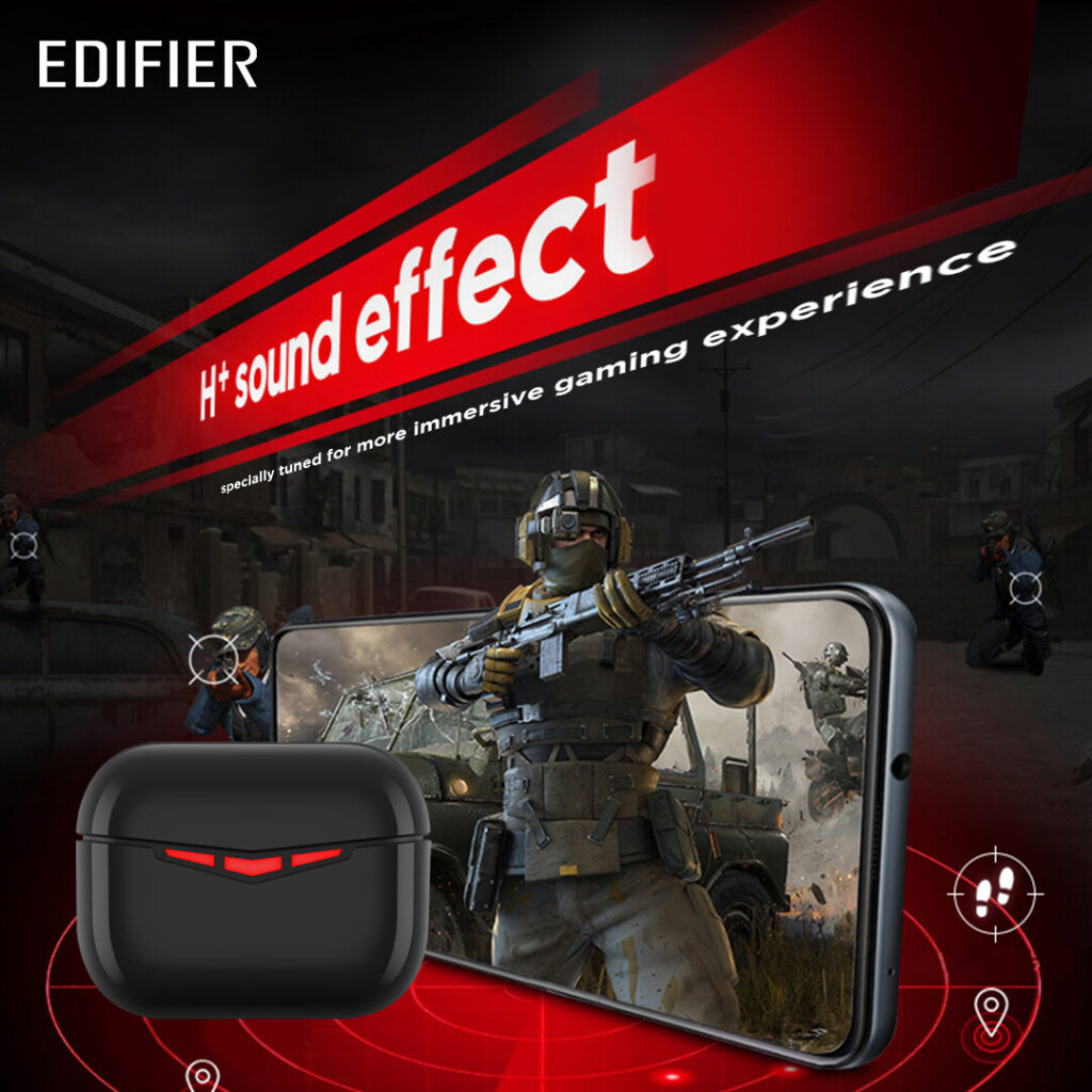 Edifier GM3 TWS Bluetooth Gaming Earbuds | Edifier Indonesia