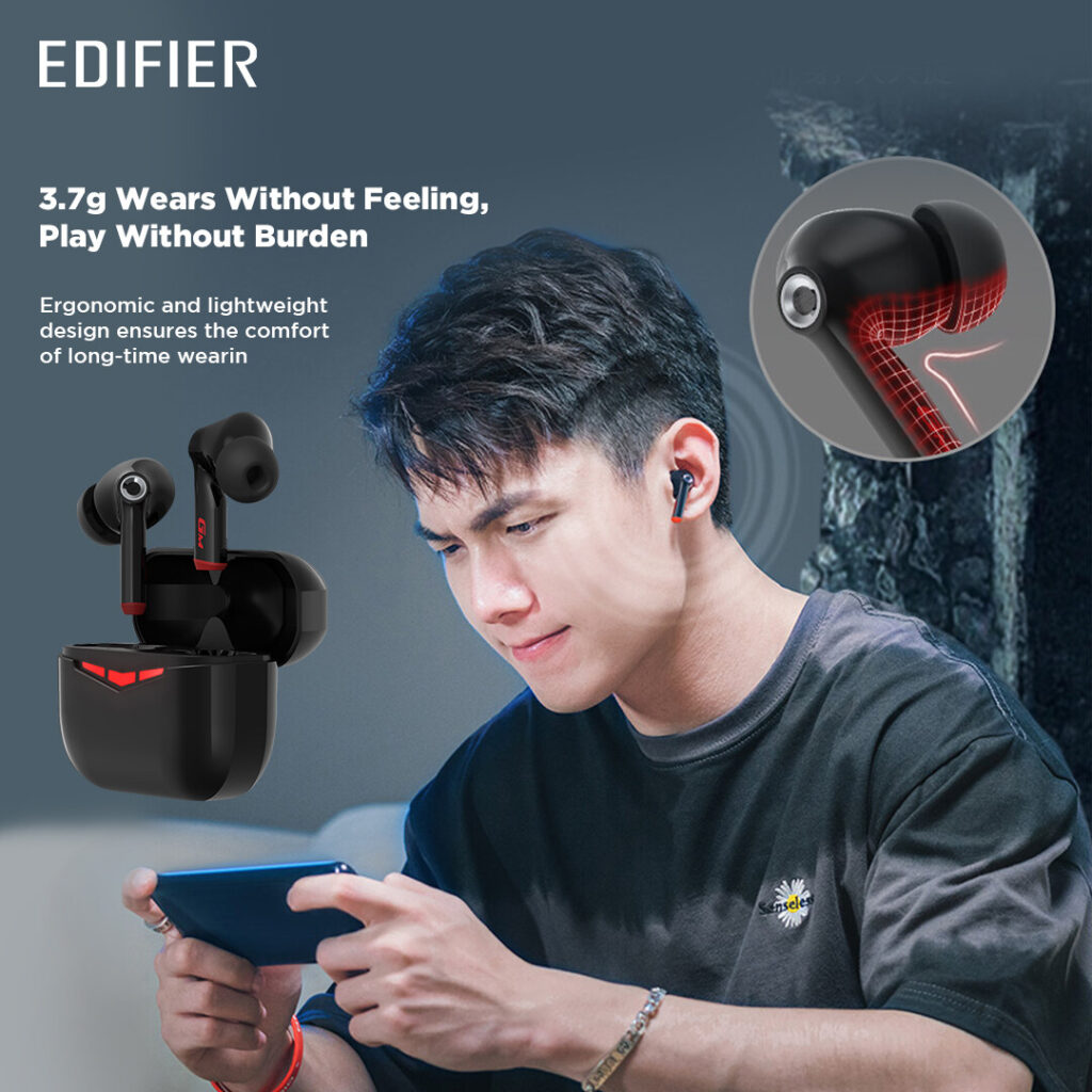 Edifier GM3 TWS Bluetooth Gaming Earbuds | Edifier Indonesia