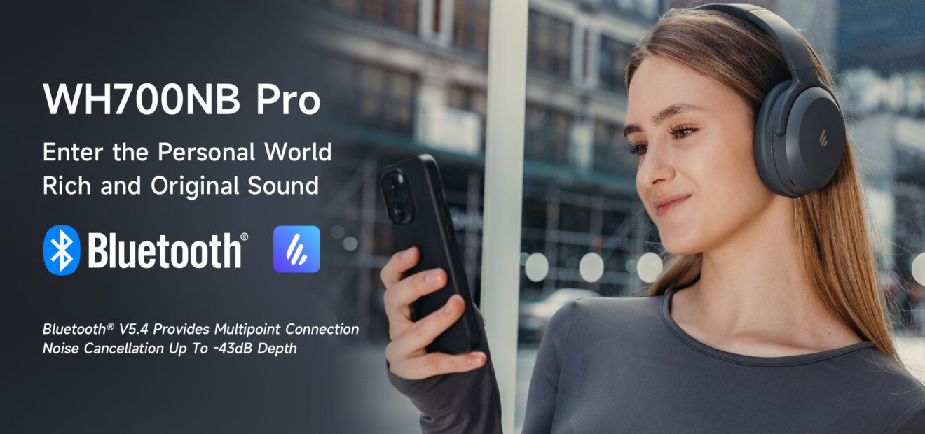 Edifier WH700NB PRO Wireless Over-Ear Headphones with Active Noise ...